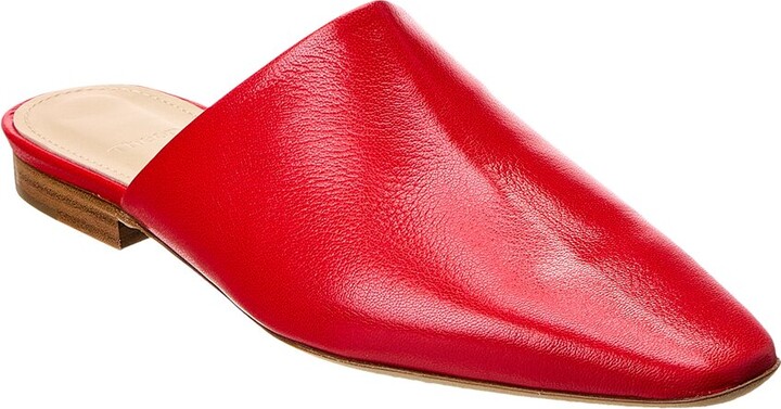 Theory Leather Slide - ShopStyle Mules