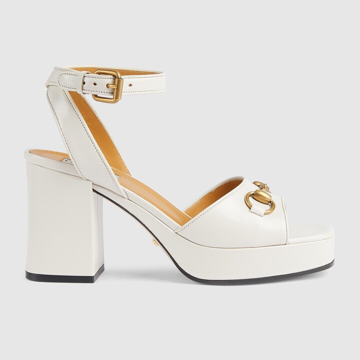 Gucci Women's Horsebit sandal - ShopStyle