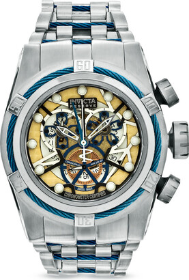 Zales Men's Invicta Bolt Chronograph Two-Tone Watch with Gold-Tone ...