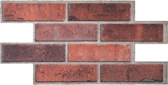 The Smart Tiles Smart Tiles Brik Porto 21.28 in. X 10.86 in Peel and ...