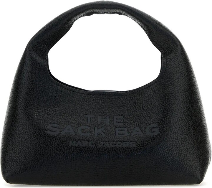 Marc Jacobs Black Leather Mini The Sack Bag Handbag - ShopStyle