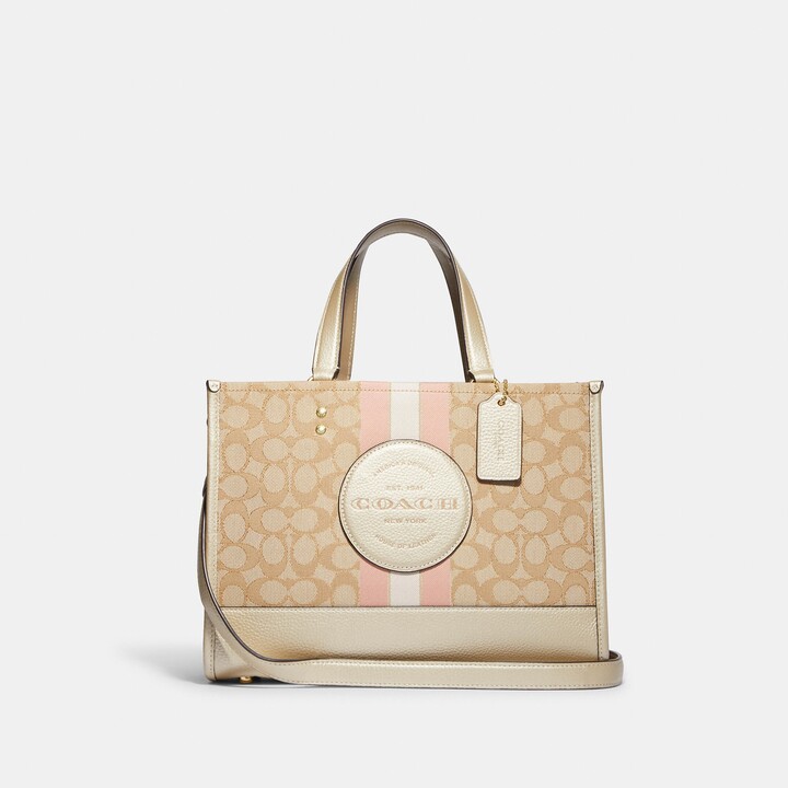 Coach Outlet Dempsey Carryall In Signature Jacquard With Stripe And ...