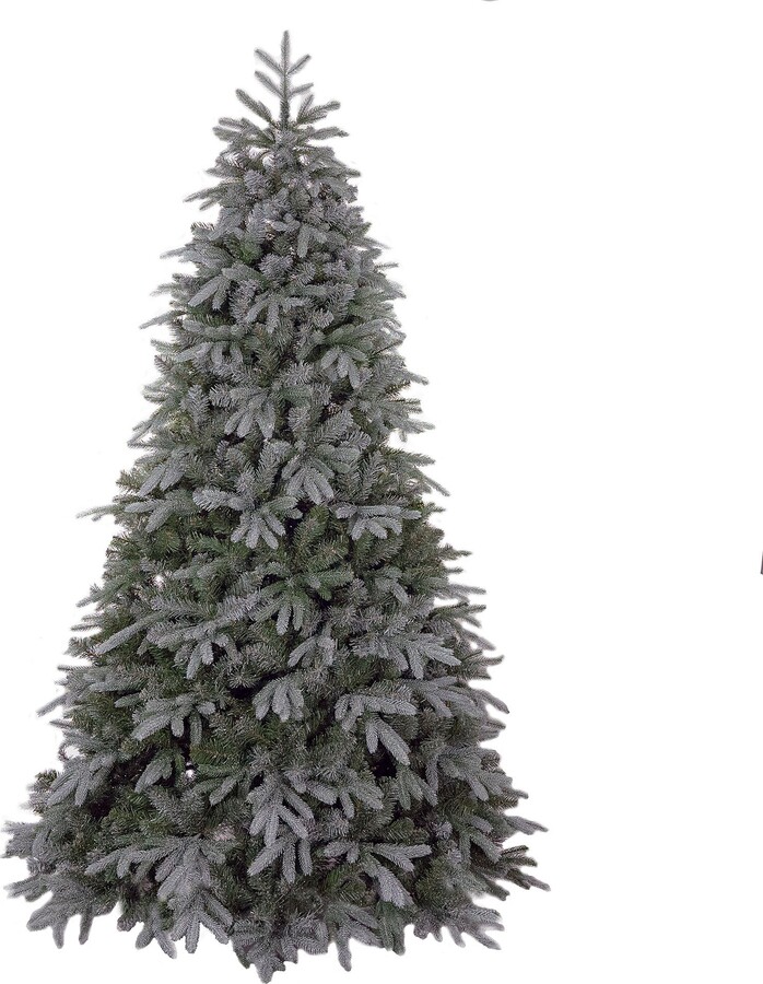 Dunelm 7.5ft Snowy Cincinnati Tree Hinged Christmas Tree Green - ShopStyle