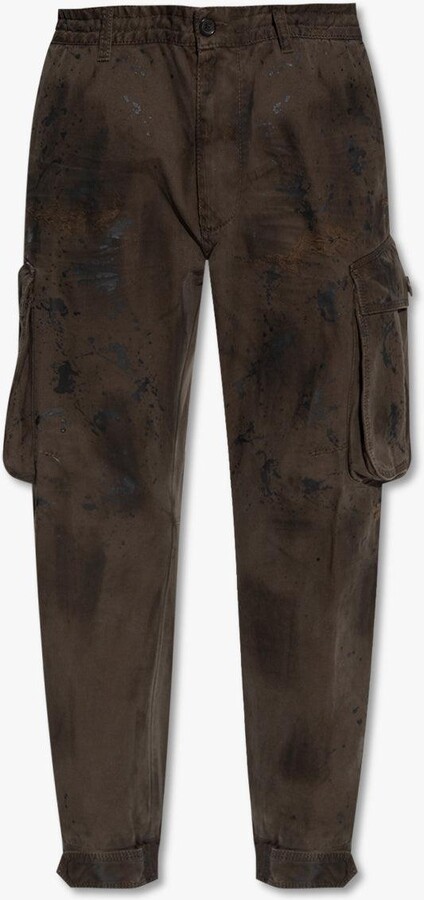 DSQUARED2 Green Cargo Trousers With Patches - ShopStyle Pants