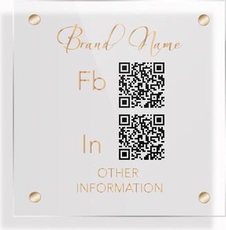 Etsy Scannable Qr Code Sign, Social Media Custom Door Signs, Scan To ...