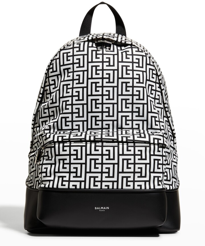 Balmain Men's Nylon Monogram City Backpack - ShopStyle