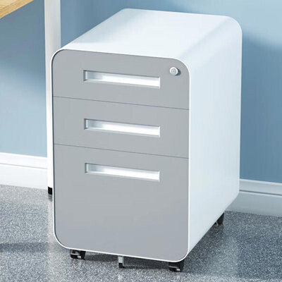 CRS APPLIANCES, 3 Drawer Mobile File Cabinet Under Desk Office,Simple ...