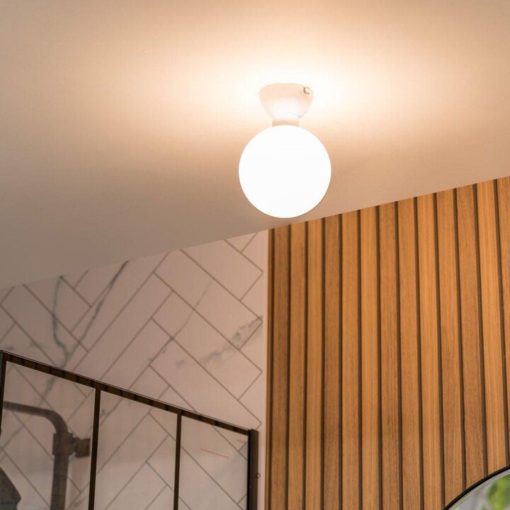 ValueLights Orbital Chrome Metal IP44 Bathroom Kitchen Ceiling Light ...