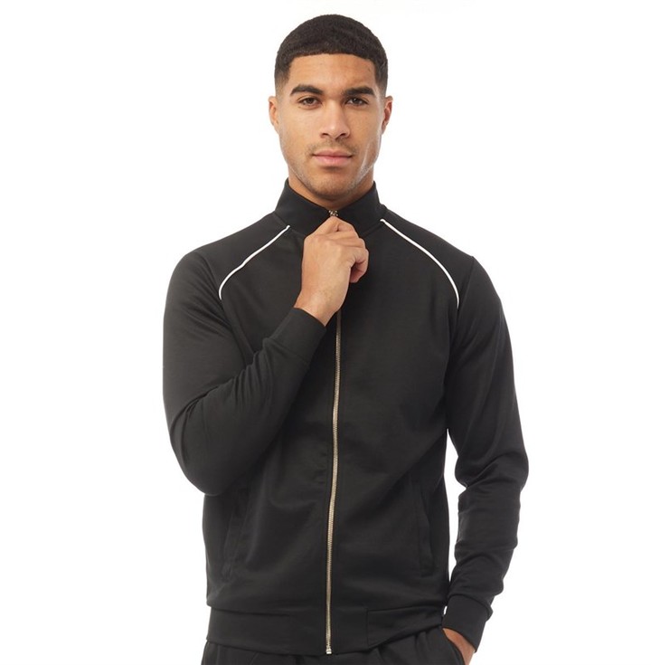 Jameson Carter Mens Artiste Tracksuit Jacket Black - ShopStyle Outerwear