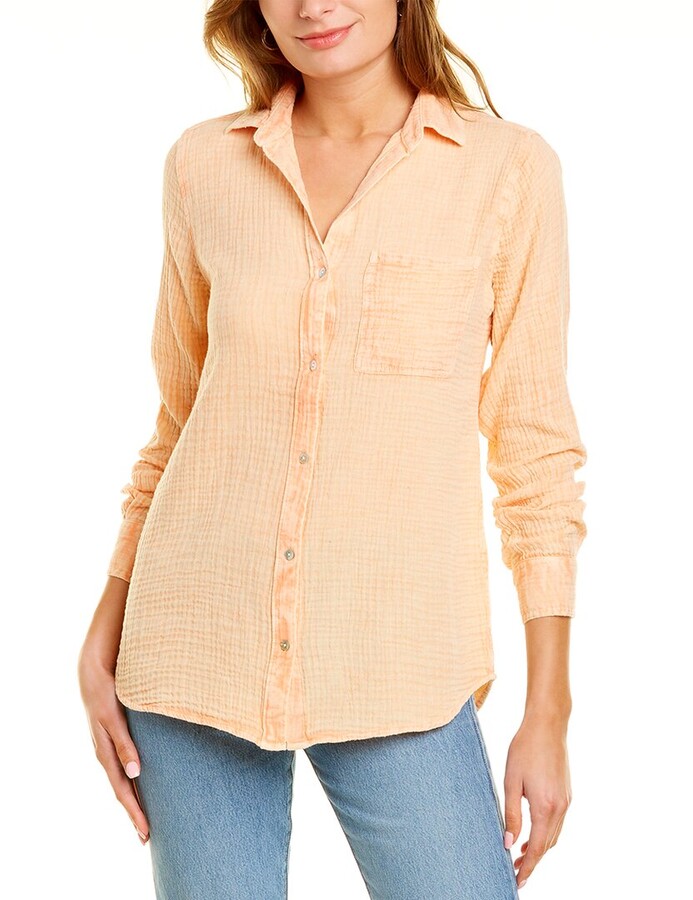 Lola River Malia Gauze Shirt - ShopStyle Tops