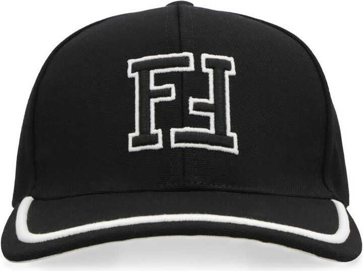 Fendi Logo Baseball Cap - ShopStyle Hats