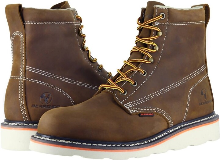 Berrendo Men's Soft Toe Work Boots Safety Footwear Electrical Hazard ...