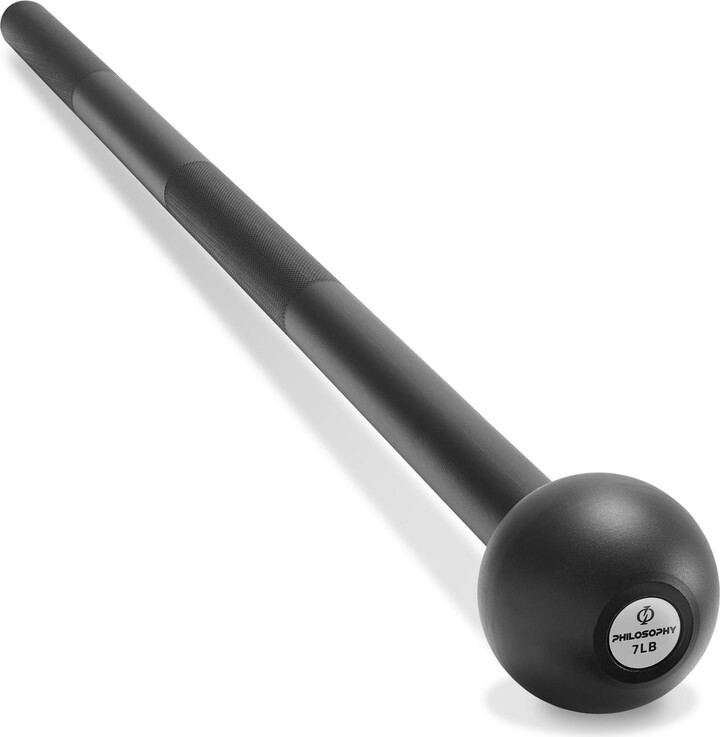 Philosophy Gym Steel Mace Bell 7 Lb, Mace Club for Strength Training ...
