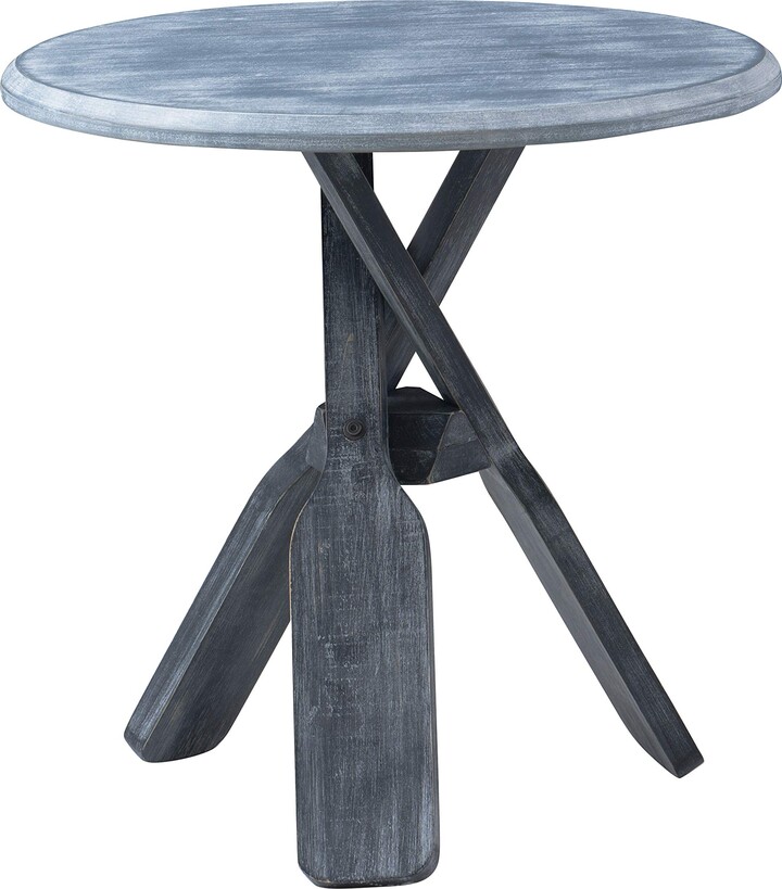 Powell Oakley Blue & Grey Oar Accent Table - ShopStyle
