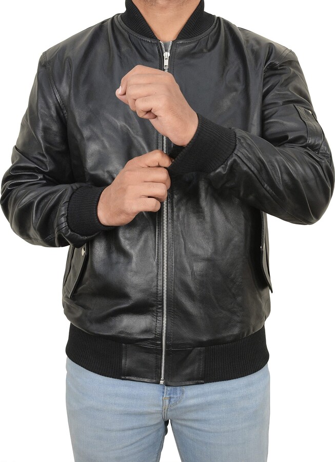 LP-FACON l2b flight jacket - vintage bomber jacket - Cafe Racer Leather ...