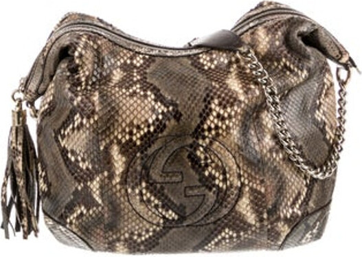 Gucci Python Soho Chain Hobo - ShopStyle Shoulder Bags