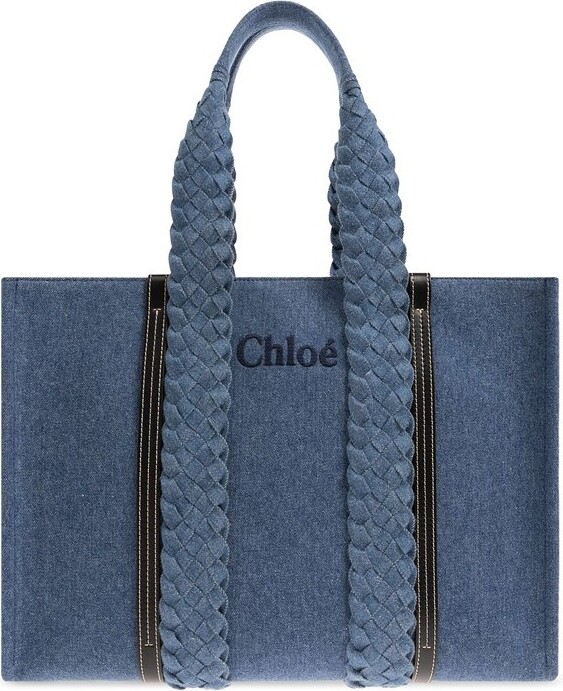 Chloé Logo Detailed Large Tote Bag - ShopStyle