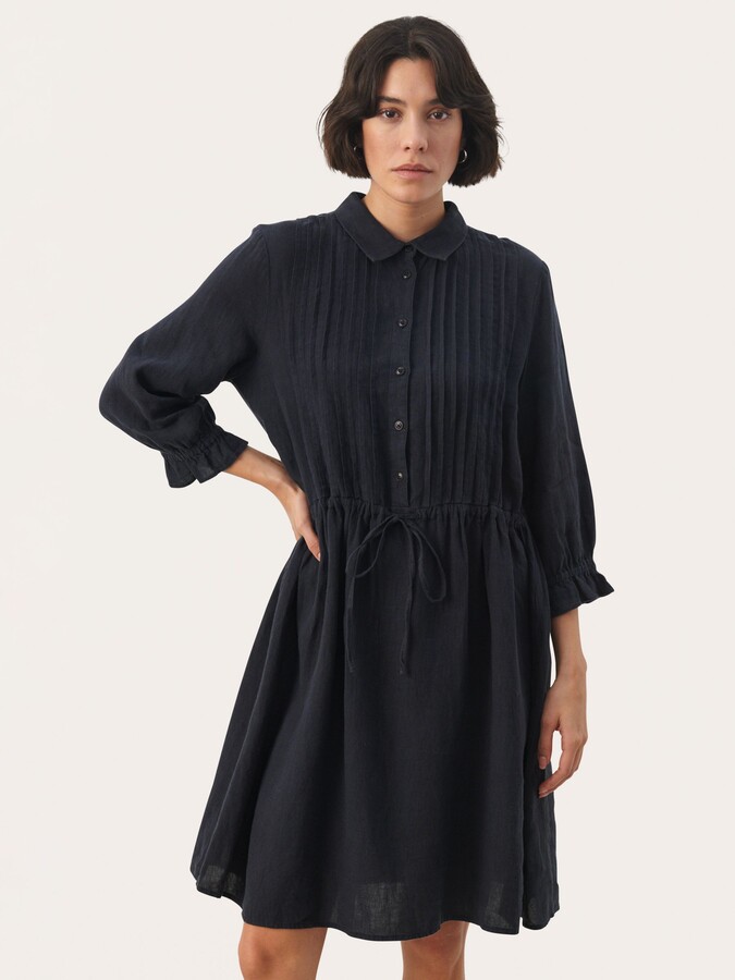 Part Two Sallie Linen Shirt Dress - ShopStyle