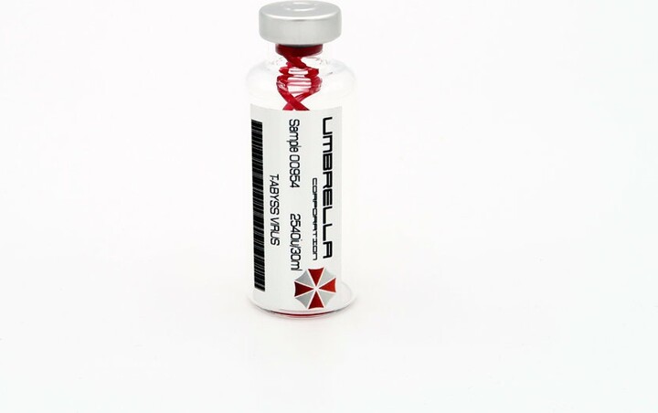 Etsy Resident Evil - Double Helix Umbrella Corporation Abyss Virus Vial ...