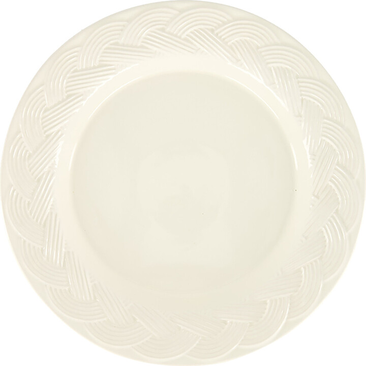 House of Capricorn Vime White Ceramic Dinner Plate - ShopStyle