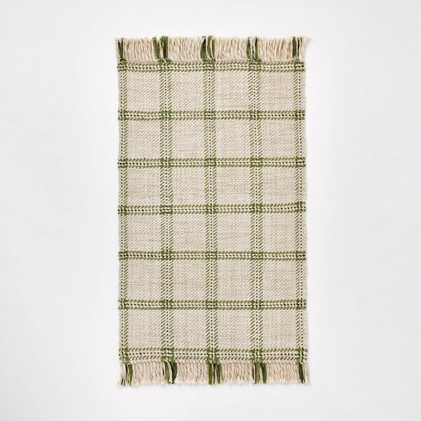 Threshold designed w/Studio McGee 2'1"x3'2" Indoor/Outdoor Plaid Accent ...