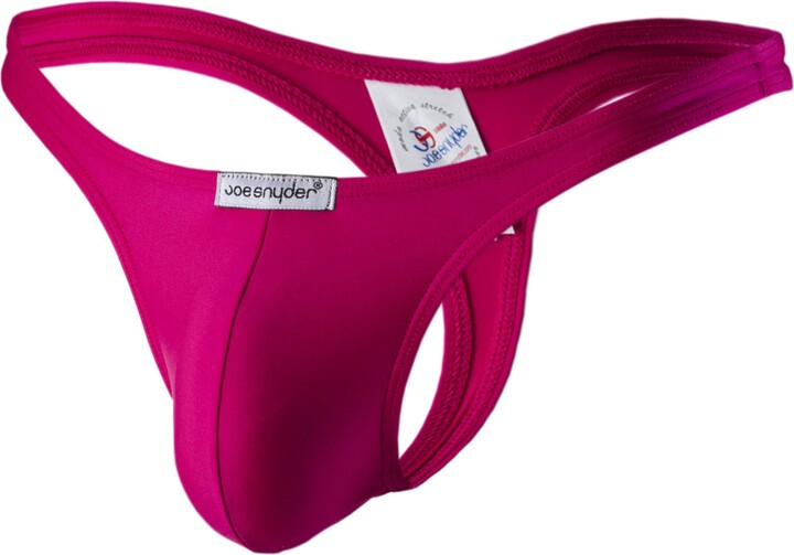 Joe Snyder Men Tanga Thong 03 Polyester Collection (Fuchsia/XL ...