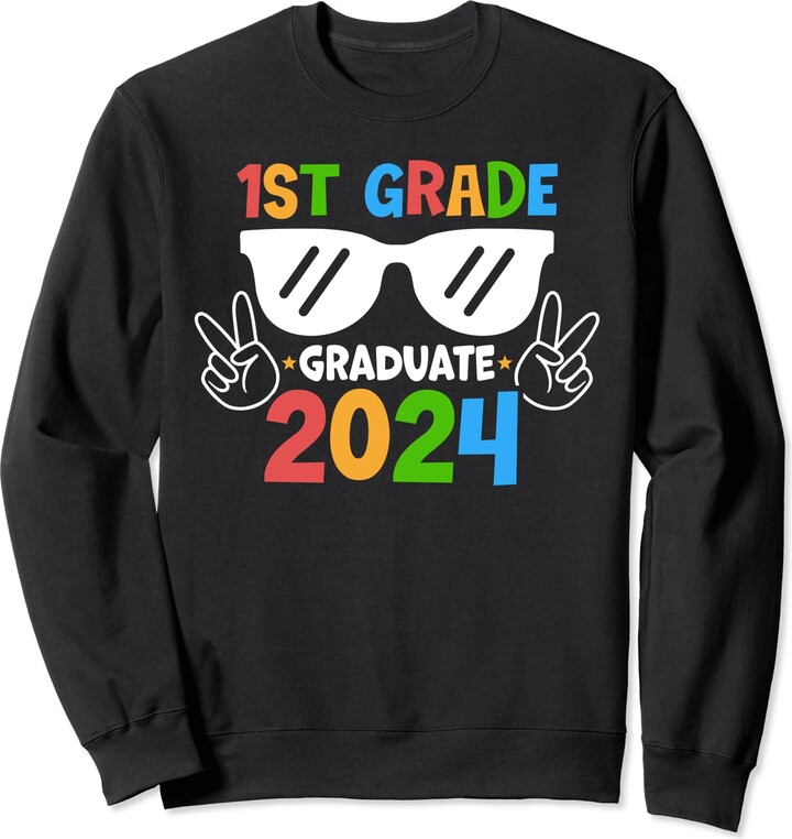 Graduation Last Day of School Tee Gifts 2024 1st Grade Graduate First ...