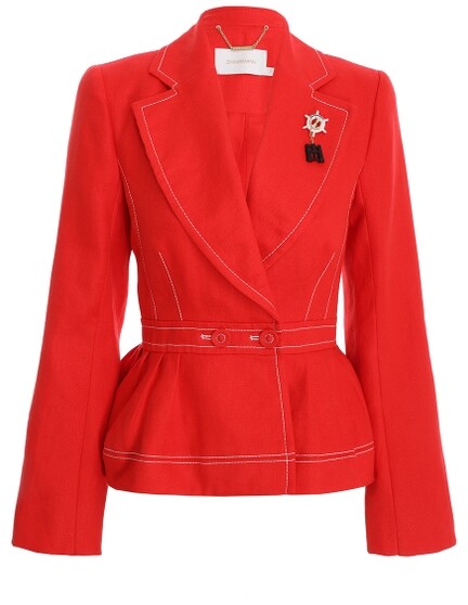 Zimmermann Postcard Peplum Jacket - ShopStyle