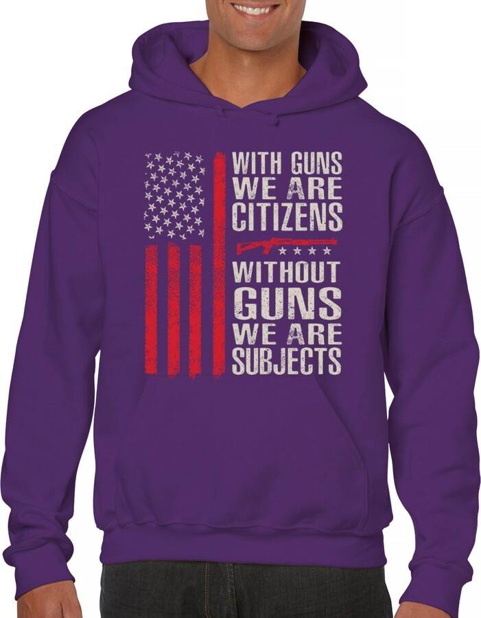 Tee Hunt Guns Citizens Sweatshirt 2nd Amendment Patriotic Pro Gun ...