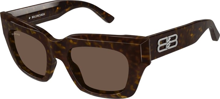 Balenciaga Eyewear Bb0234s-002 - Havana Sunglasses - ShopStyle