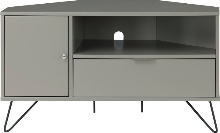 Sola Modern Corner TV Stand for TVs up to 50" Gray - miBasics - ShopStyle