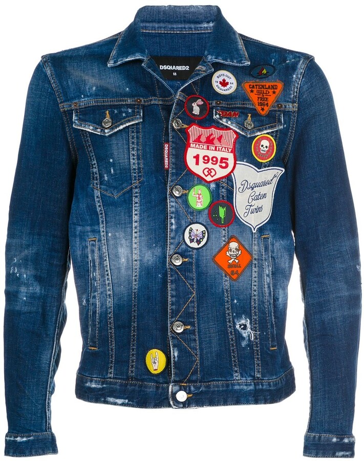 DSQUARED2 Scout Patch Denim Jacket - ShopStyle