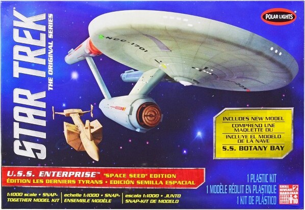 Skill 2 Model Kit Star Trek U.S.S. Enterprise and S.S. Botany Bay "The ...