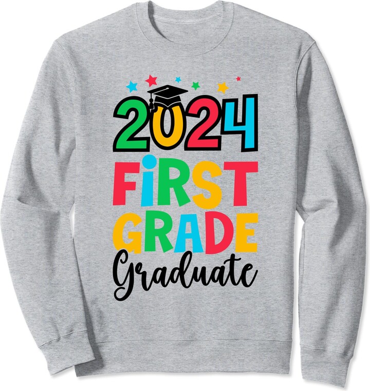 Graduation Last Day of School Tee Gifts 2024 First Grade Graduate 1st ...