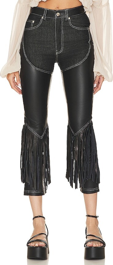 Understated Leather Cowboy Chaps Pants - ShopStyle Trousers