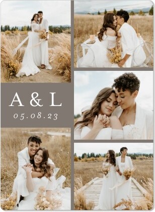 Shutterfly Magnets: Gallery of Five Monogram Portrait Magnet, Magnet ...