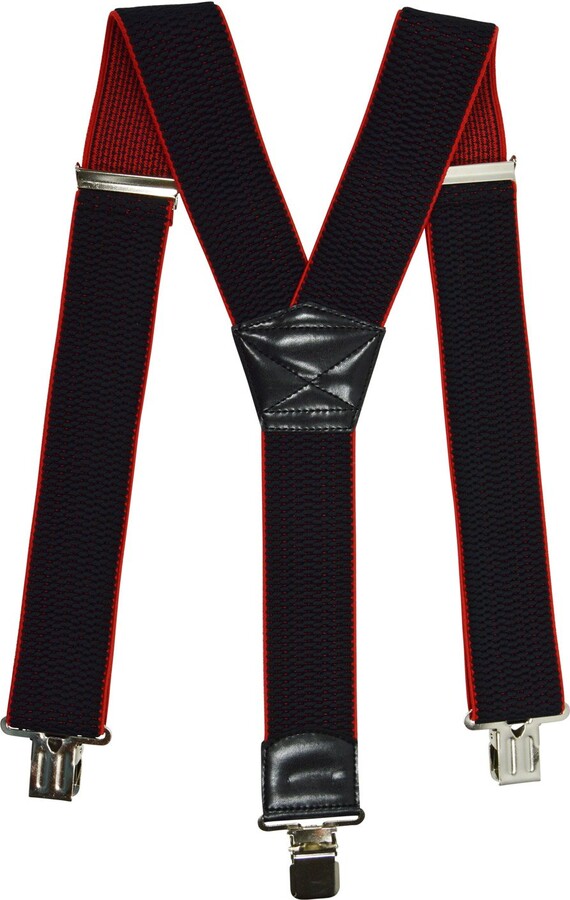 Olata Men's Heavy Duty Y-Shape Braces/Suspenders with Extra Wide Straps ...