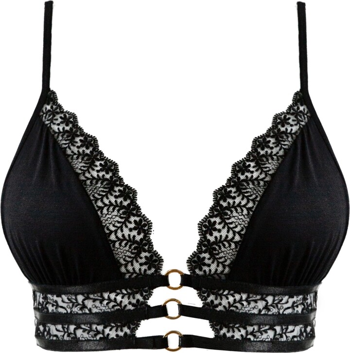 LEONESSA Lingerie - Queen Of The Night Cage Bralette - ShopStyle Bras