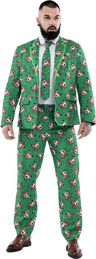 U LOOK UGLY TODAY Mens Christmas Party Suit Funny Costume Novelty Xmas ...