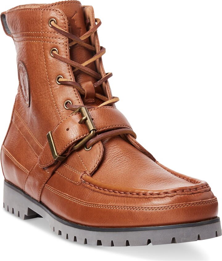 Polo Ralph Lauren Men's Ranger Tumbled Leather Boot - ShopStyle