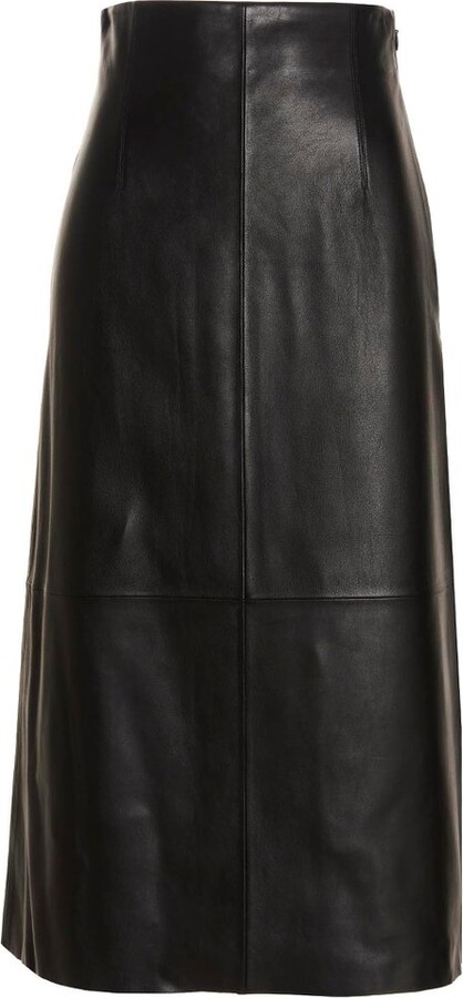 Theory A-Line Straight-Cut Skirt - ShopStyle