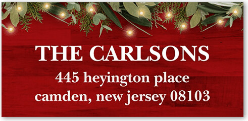 Shutterfly Address Labels: Botanical Photos Address Label, Red, Address ...