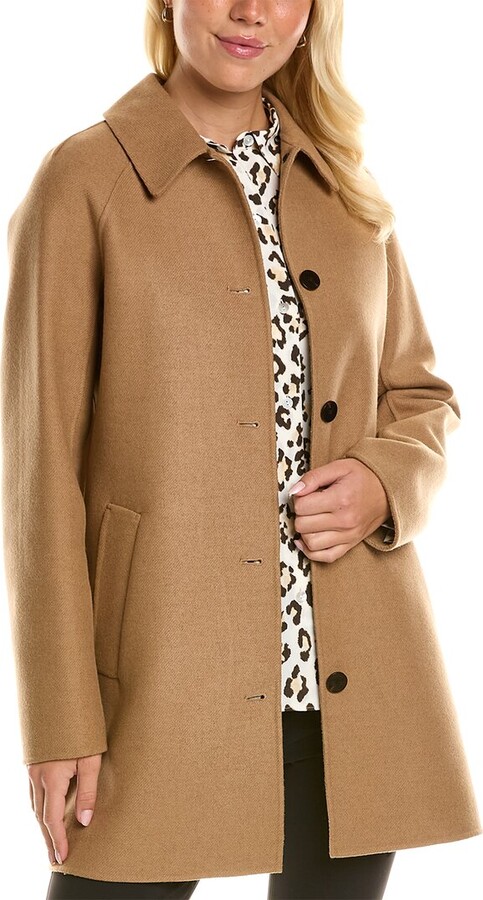 Theory Caban Wool-Blend Coat - ShopStyle