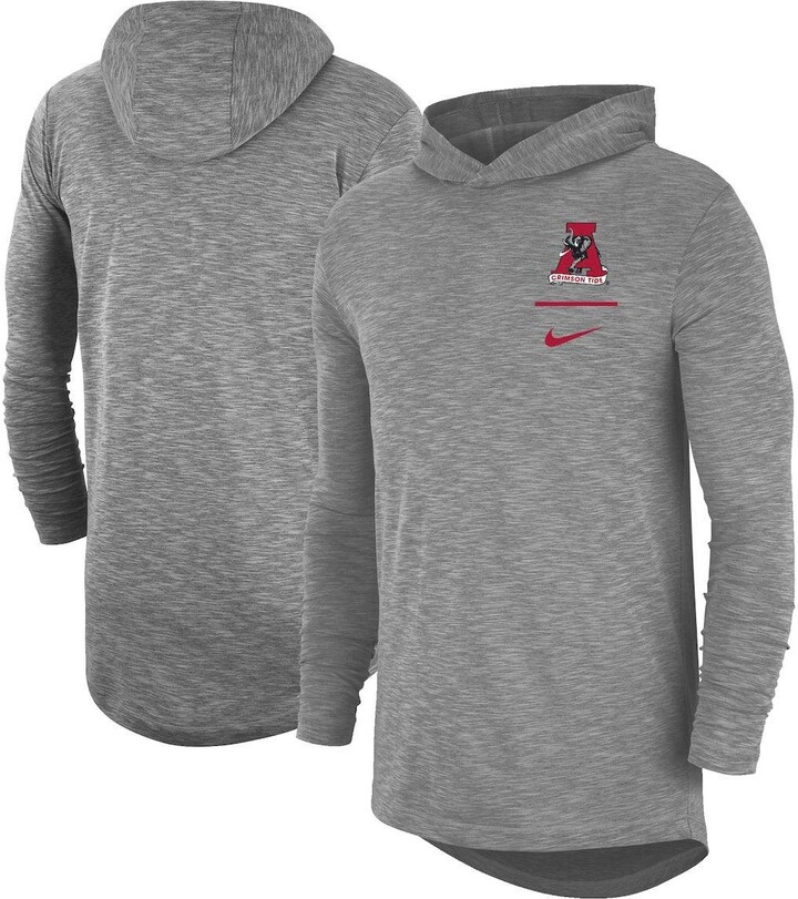 Nike Men's Gray Alabama Crimson Tide Slub Performance Long Sleeve ...