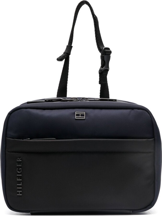 Tommy Hilfiger Logo-Plaque Wash Bag - ShopStyle