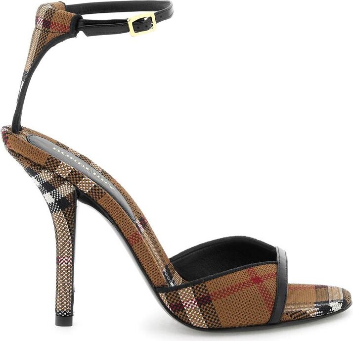 Burberry tartan sandals - ShopStyle