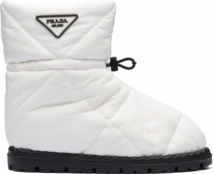 Prada Blow padded ankle boots - ShopStyle