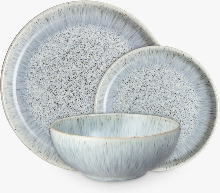 Denby Halo Speckle Stoneware Coupe Dinnerware Set - ShopStyle