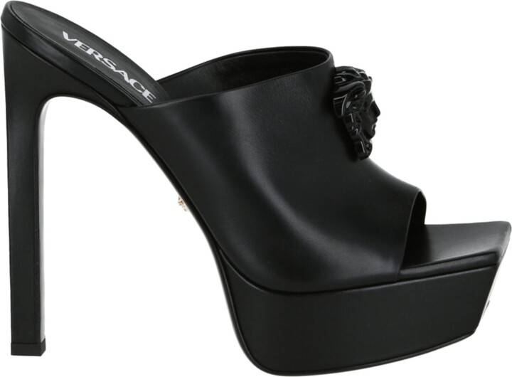 Versace La Medusa Platform Mules - ShopStyle
