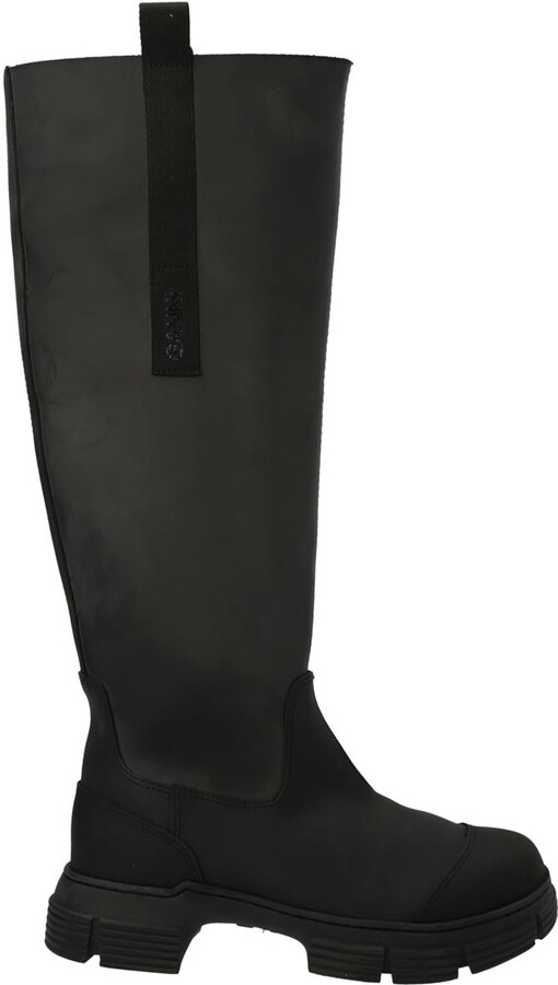 Ganni High wellies - ShopStyle Ankle Boots